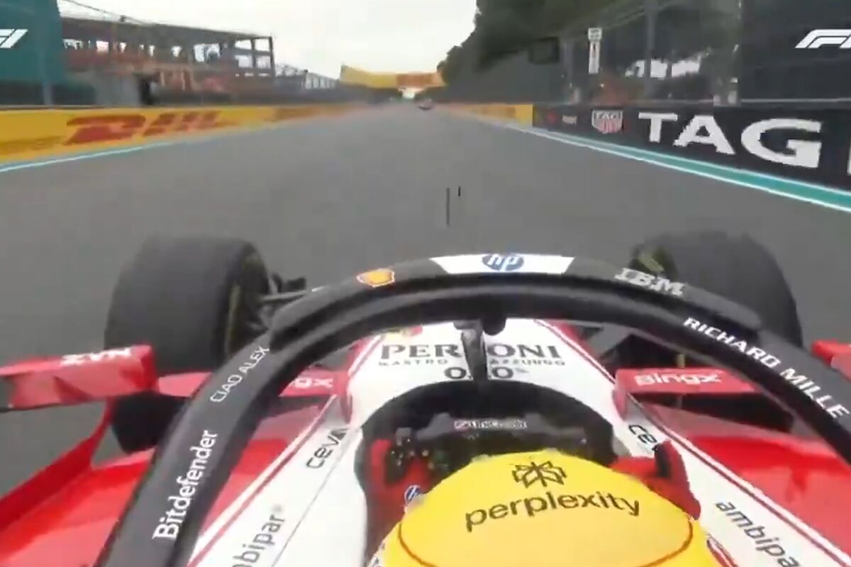 El feo gesto antideportivo de Lewis Hamilton a Franco Colapinto en el ...
