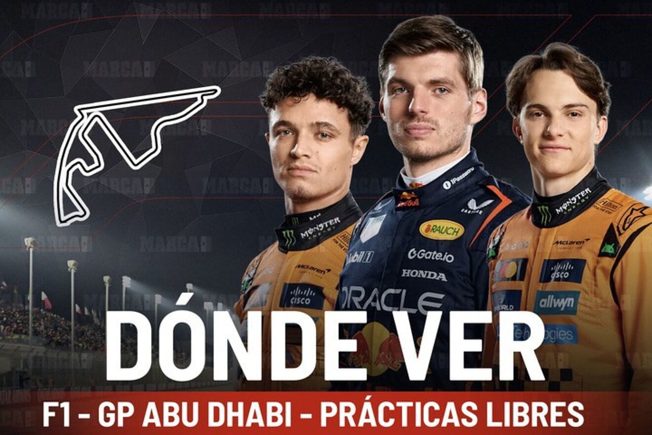 Prácticas Libres F1 hoy: horarios del GP de Abu Dhabi 2025 y dónde ver ...