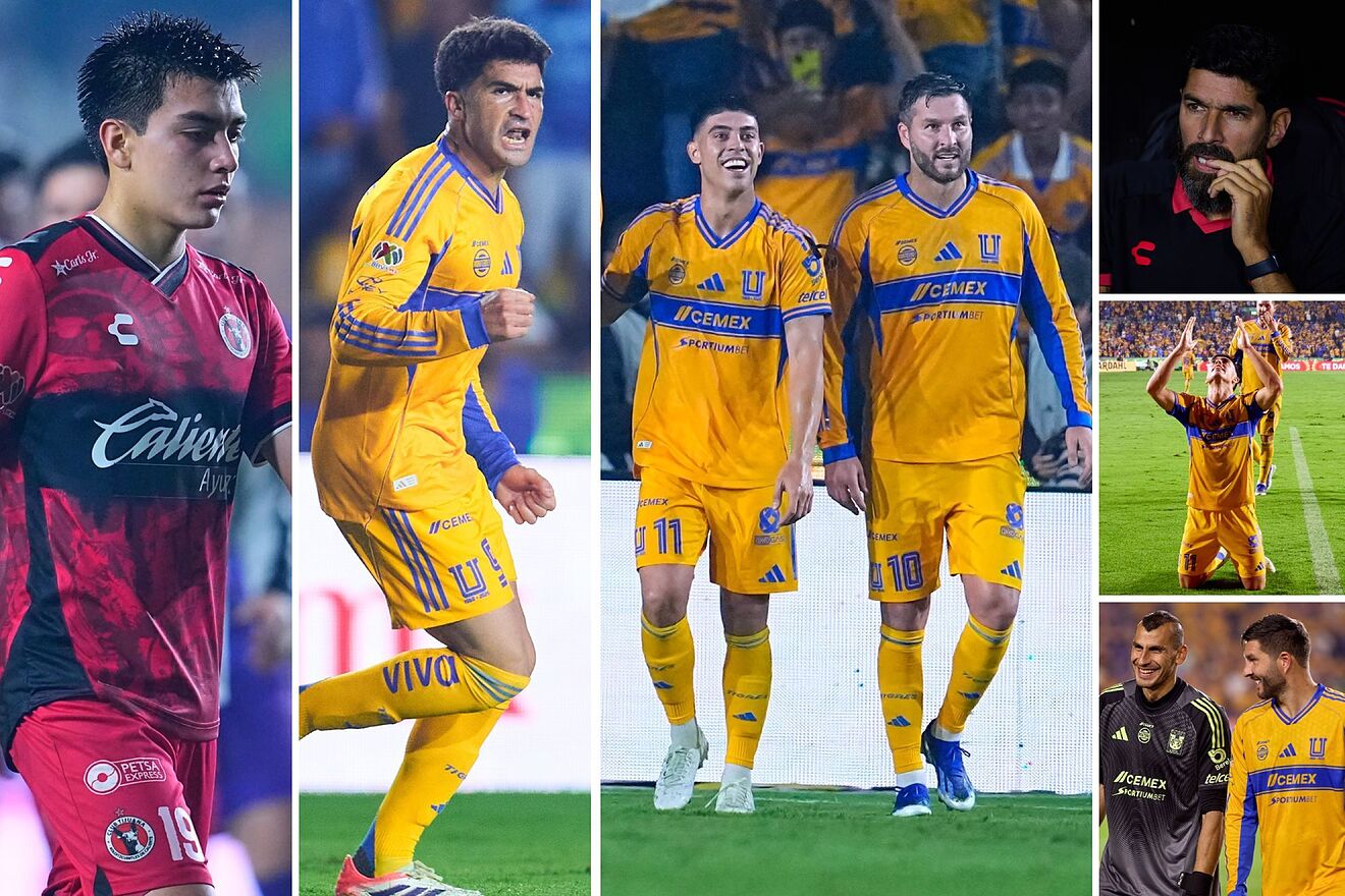 Tigres - Tijuana: Goles y resumen Tigres vs Xolos: Nico Ibáñez y Juan Brunetta comandan goleada ...