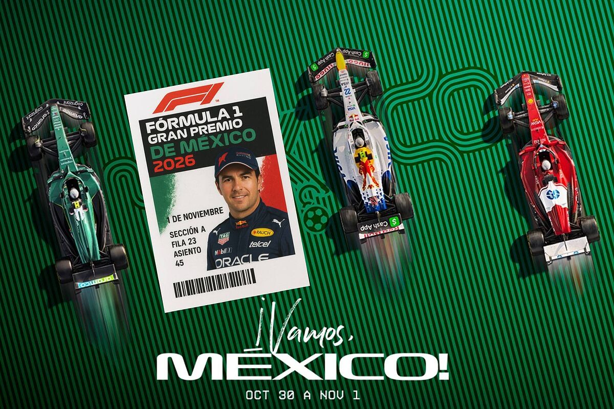 Ni un espacio para GP de México 2026 para ver la vuelta de Checo Pérez ...