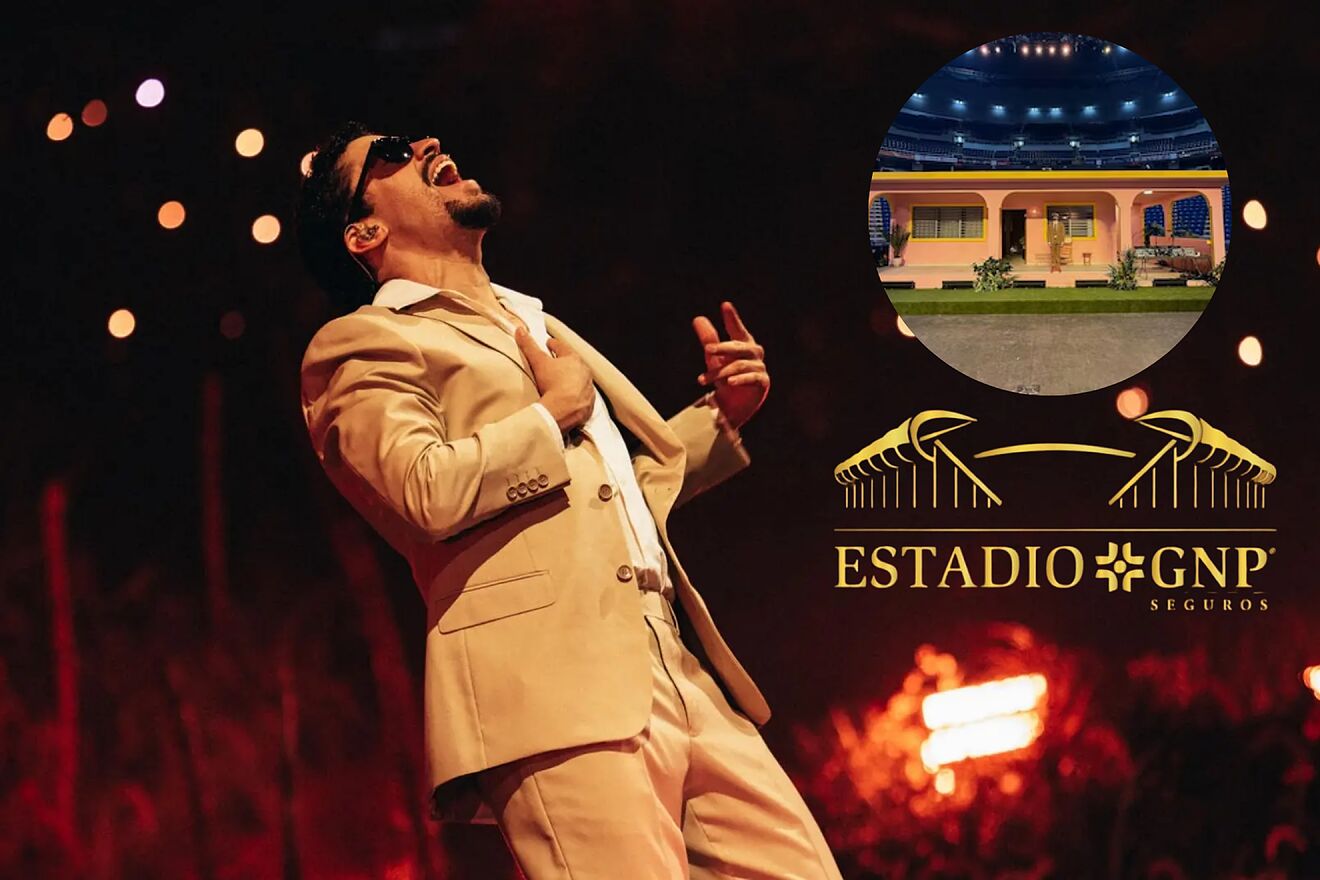 ¿Cómo es el mapa de Bad Bunny para su concierto en el Estadio GNP? Así ...