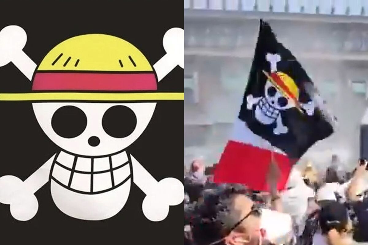 One Piece bandera en México: cómo se volvió el emblema de la Generación ...