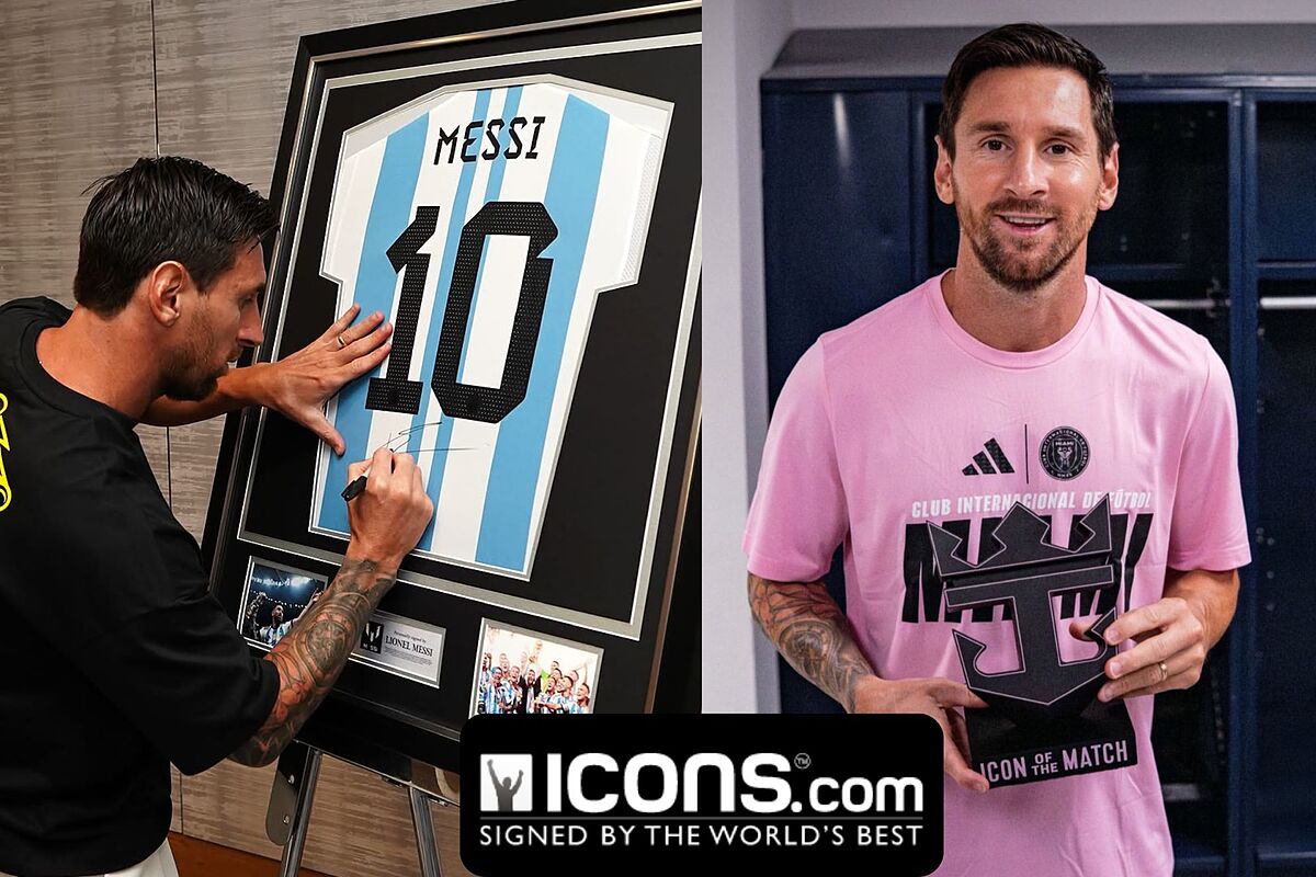 Messi revoluciona su alianza con Icons para sus autógrafos y ...