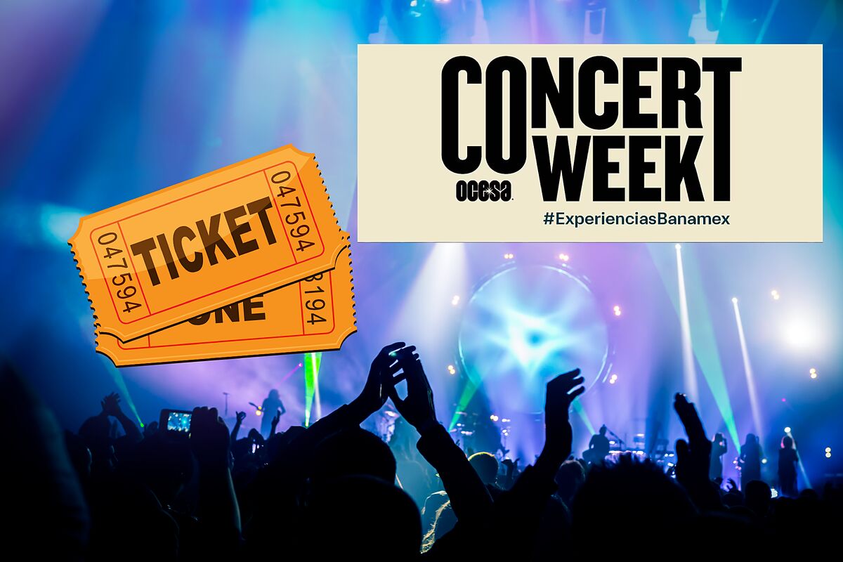 Concert Week 2025: Qué conciertos aplican y cómo activar promoción 2x1 ...