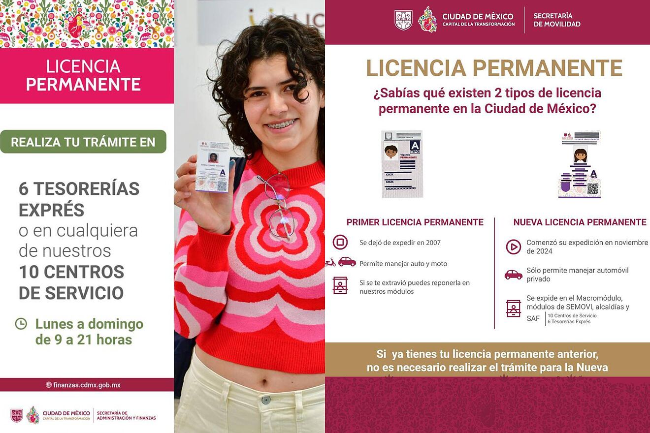 Licencia permanente en CDMX: ¿Cuándo termina el plazo para tramitarla y qué requisitos necesitas ...