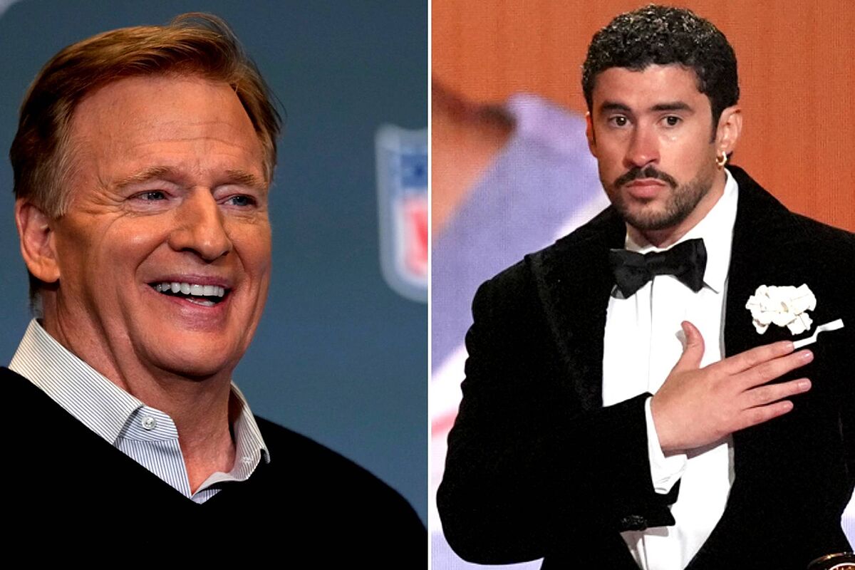 "Une a la gente": Roger Goodell cobija a Bad Bunny de cara al Super ...