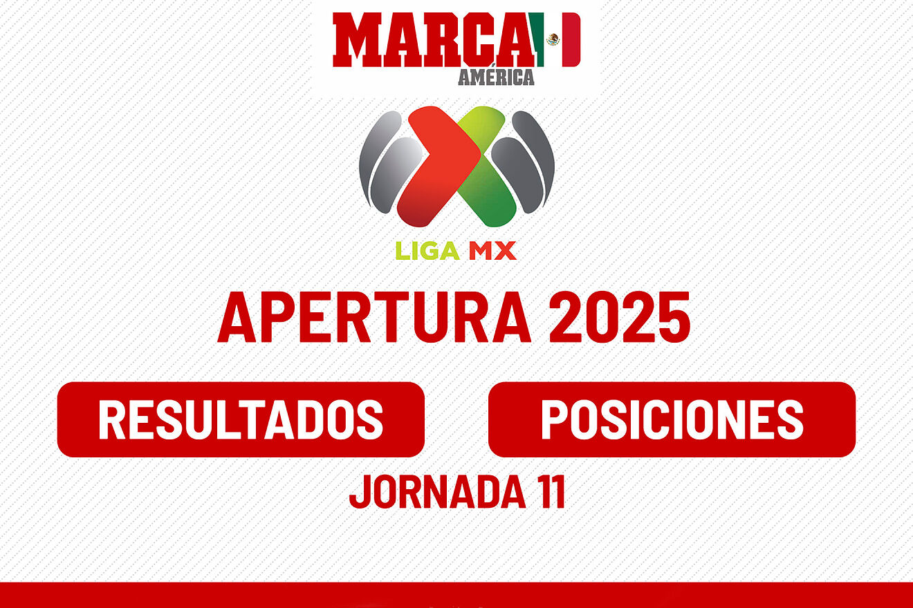 Liga MX 2025: Jornada 11 Apertura 2025: Resultados de la Liga MX y tabla de posiciones | MARCA ...